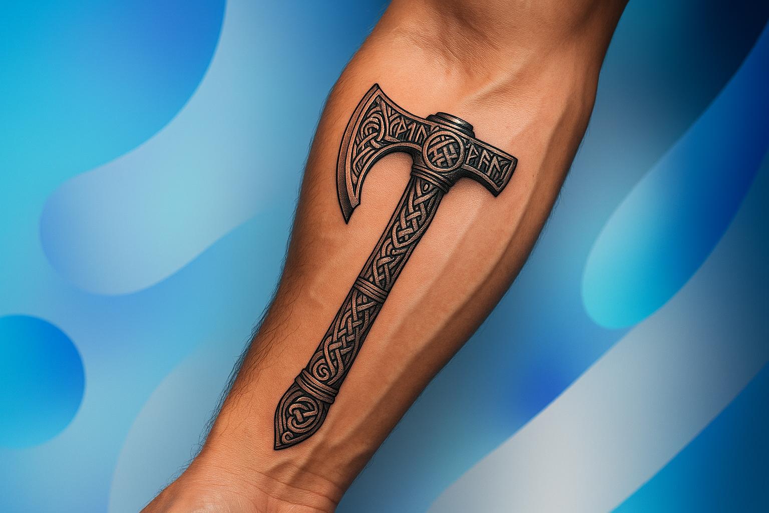Tatouage Hache Viking